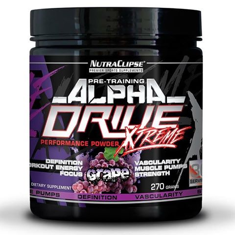 NutraClipse Alpha Drive Xtreme Test 2016 -Power Protein Supplements